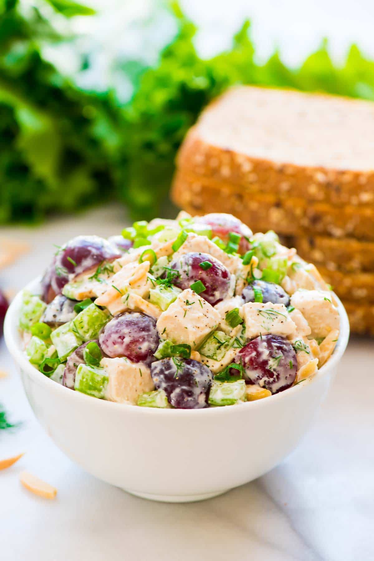 Chicken Salad with Greek Yogurt - Miss Cooking