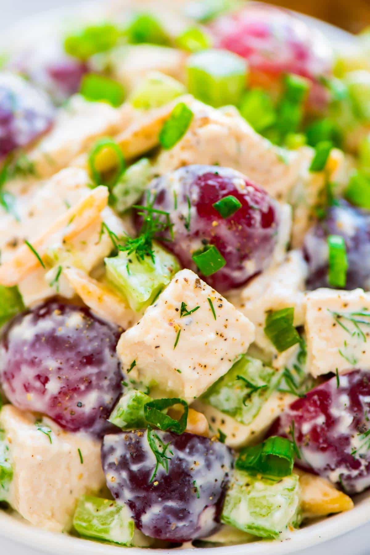 Protein-Packed Healthy Chicken Salad Recipe - Miss Cooking
